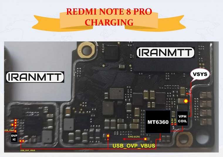 مشکل شارژ Redmi Note 8 Pro charging ways