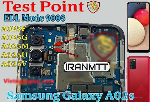 test point تست پوینت سامسونگ A02S SM-A025F