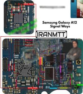 network ways - مسیر آنتن شبکه سامسونگ A12 A125