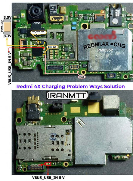 مشکل شارژ Redmi 4X charging ways