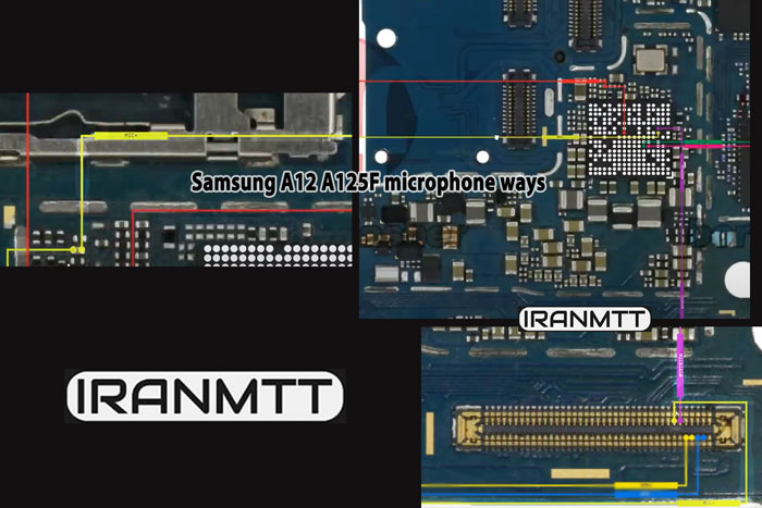 Mic ways - مسیر میکروفن Samsung A12