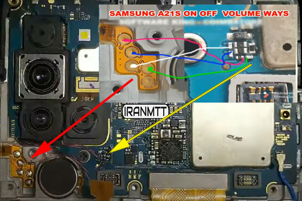 Key ways - مسیر کلید Samsung A21S